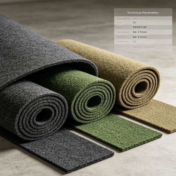 Quality 1800GSM Gold Mining Carpet PP & Polyester Blend Gold Sluice Mat with Waterproof for sale