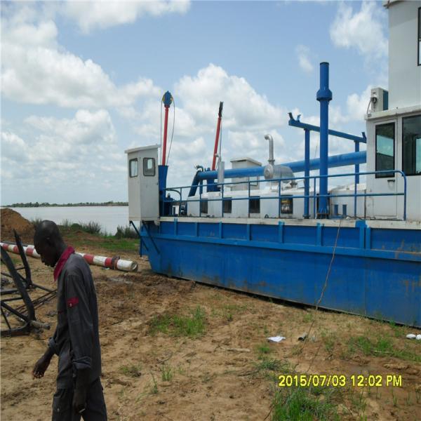 Quality 18" 3000m3/Hr Suction Dredger Ship 15m Sand Mining for sale