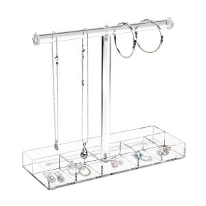 Quality Jewelry Tiered Acrylic Display Holder With Base Organizing Bracelets And for sale