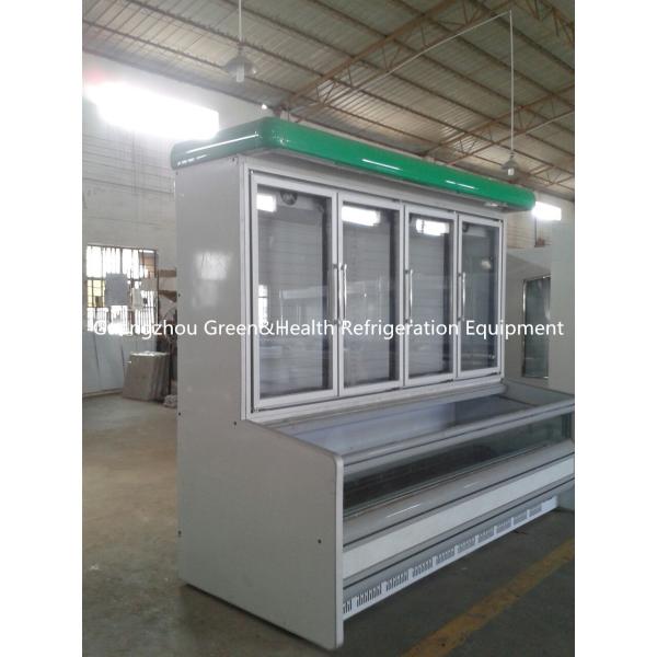 Quality Supermarket Combination Display Freezer Showcas High - Density for sale