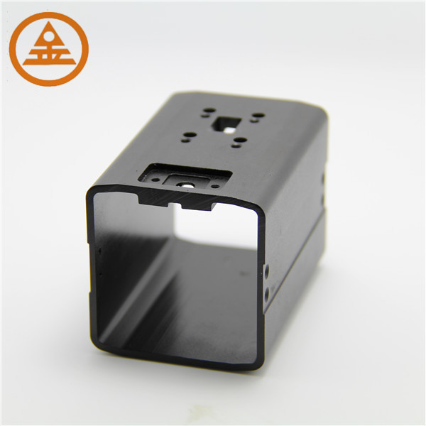 Quality Black Aluminium Corner Profile Extrusion Process Square Shape CTI Approved for sale
