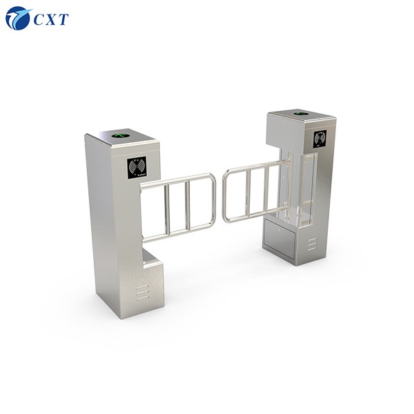 Quality Custom Size Swing Barrier Gate with Face Recognition and 25-30 Persons Per Minute Flow Rate for Secure Access Control for sale