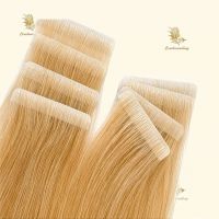 Quality Double Drawn Raw Russian Injection Tape Human Hair Extensions with Customized for sale