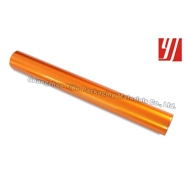 Quality Hot Stamping Shinny Orange 0.64m*120m Matte Foil for sale