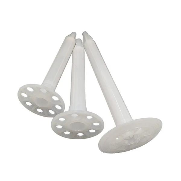 Quality White Spiral Hammer In Wall Insulation Anchors Strong Inner Screw Nails for sale