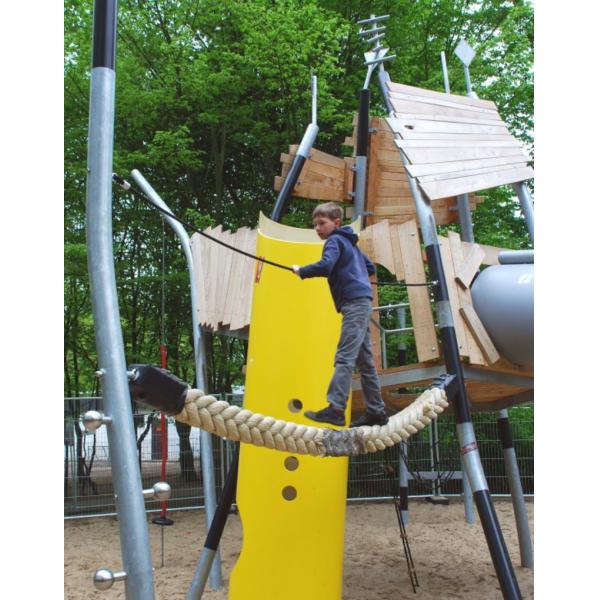 Quality 150mmx4 Meters Playground Rope Bridge With Combination Hanging Rope for sale