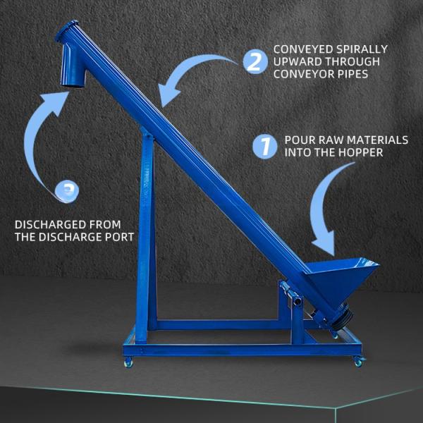 Quality Industrial Automatic Screw Conveyor with Frequency Control and Quantitative for sale
