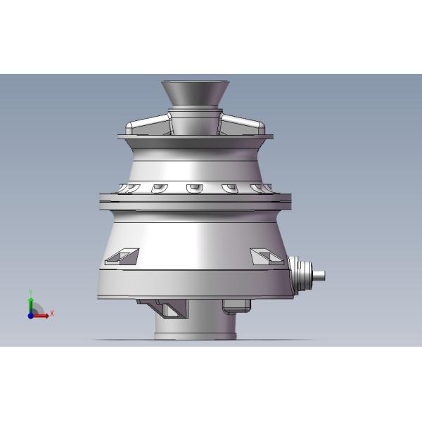 Quality Multi Grinding Conical Crusher Stainless Steel Cone Crusher Machine 60 - 500 Mesh Particle for sale