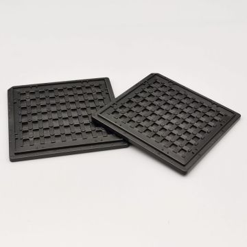 Quality Tiny Modules 4 Inch Waffle Pack Chip Trays ESD Stable Anti Static for sale