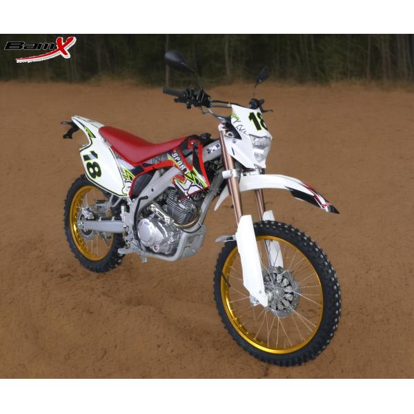 Quality Motor Cross For Adults Air Cooling 200-250cc Dual Sport Motorcycle with 4-6 Fuel Capacity and Chain Drive System for sale