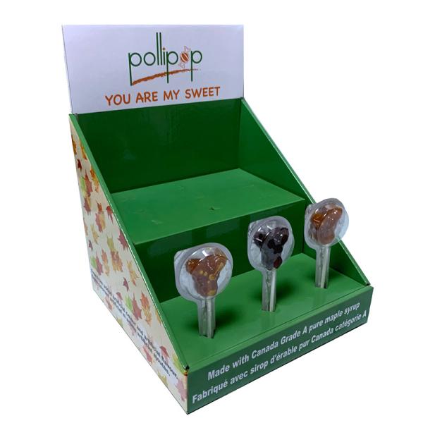 Quality Folding Cardboard Display Box Countertop Retail Packaging Box With Paperboard for sale