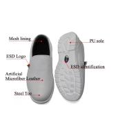 Quality Cleanroom ESD Anti Static Shoes Steel Toe Breathable Safety Shoe for sale
