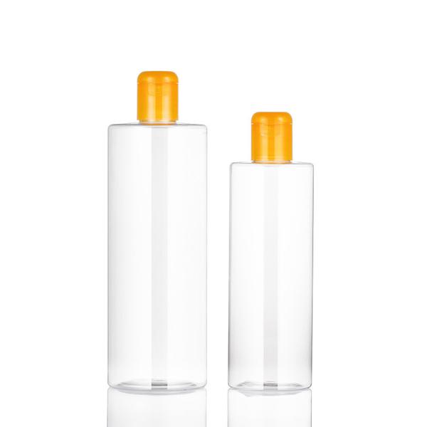 Quality Round Shape Plastic Screw Top Bottles With 33mm Cap OEM Available for sale
