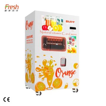 Quality Commercial Orange Apple Juice Vending Machine Automatic 220V Customized Color for sale