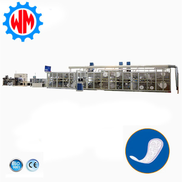 Quality Professional Factory Product Sanitary Pad Making Machinery Customized Opreation System for sale