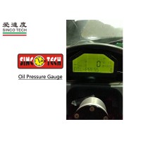 Quality 6.5 ‘’ Racing Vehicle Electric Oil Pressure Gauge Pressure Range 0 - 1500 PSI for sale