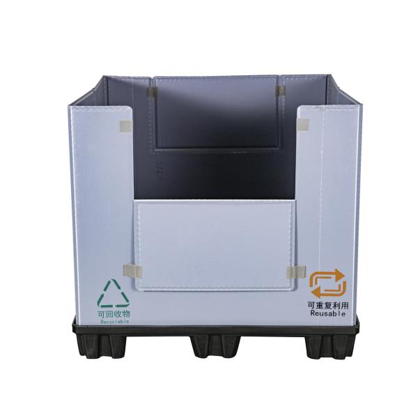Quality Collapsible Custom HDPE Gaylord Box Pallet Solution for Automotive Battery for sale