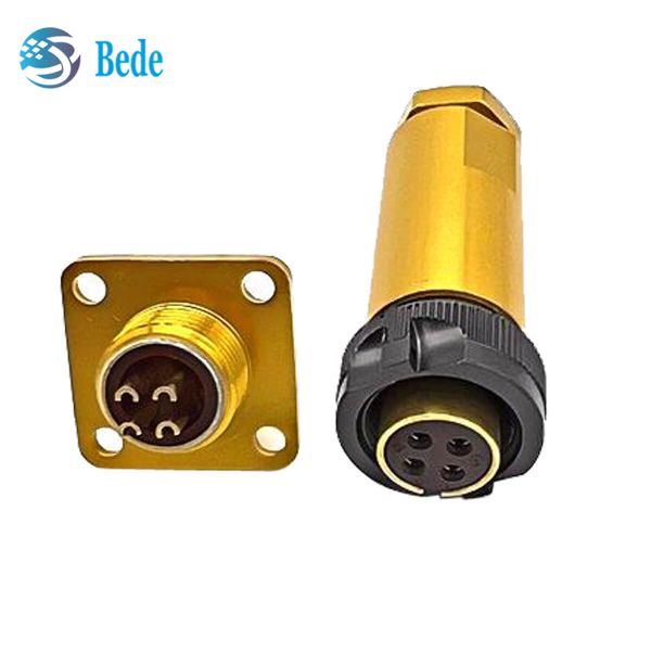 Quality Russian Standard PC Series MIL Circular Connectors Cable Plug With Tail And Socket for sale
