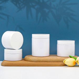 Quality Jars Fancy Wide Mouth Airtight Packaging Cosmetic Mell Proof Candy Plastic PET for sale
