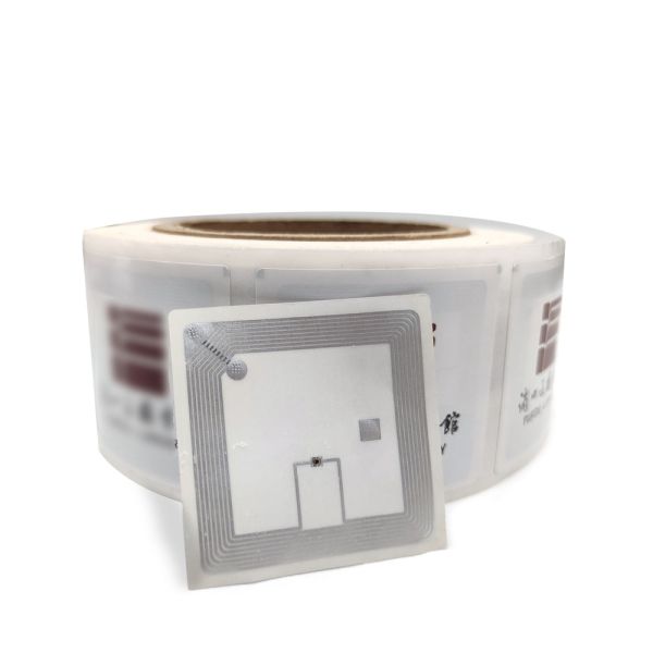 Quality Customize 50mm*50mm RFID HF Tag ISO15693 13.56mhz RFID Library Tag for sale