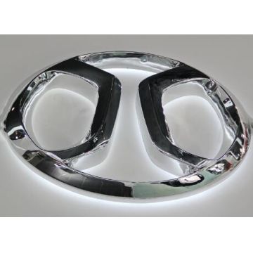 Quality Pvd Chrome Vacuum Metalizing Machine Automotive Logo Chroming Vertical for sale