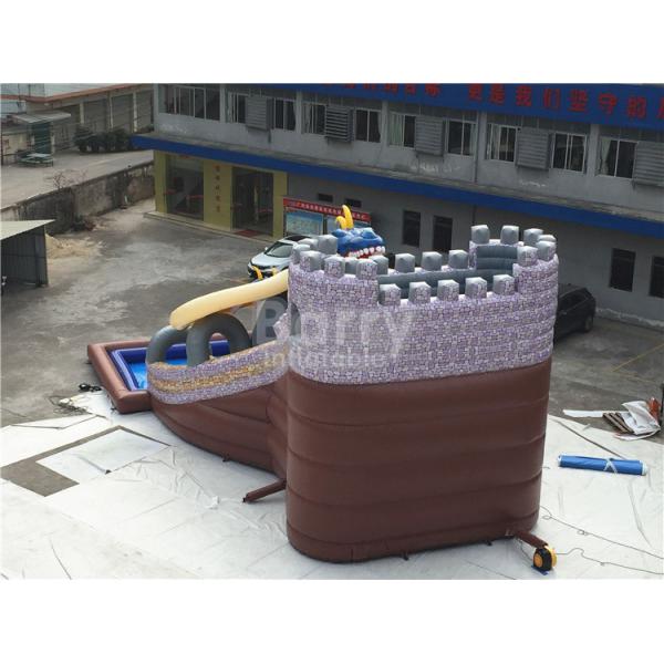 Quality Industrial Commercial Grade Dragon Big Inflatable Water Slides 15*11*8m for sale
