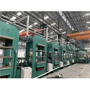 Quality Frame Type Rubber Vulcanizing Press Machine with PLC Control Customized for sale