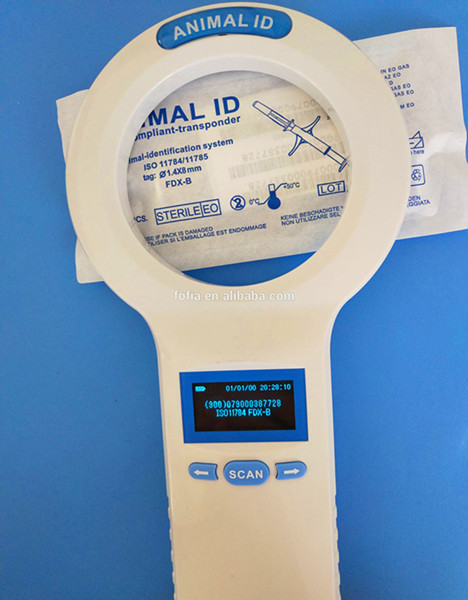 Quality USB Handheld RFID Microchip Reader For Pet for sale