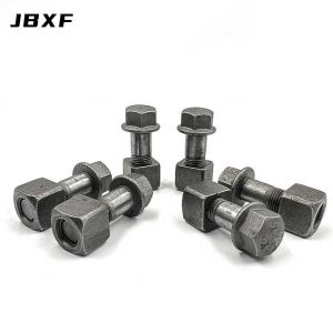 Quality Grade 10.9 Locking OEM Excavator Track Bolt Kit For Sany SY215 / Hitachi ZX200 for sale