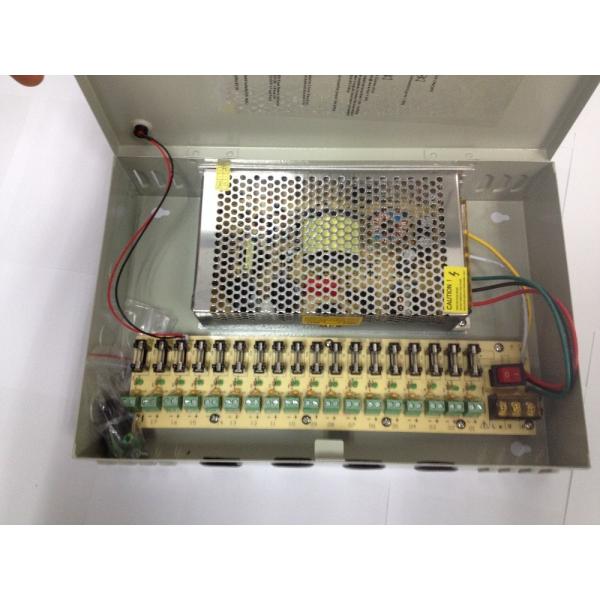 Quality High Frequency 12V 10A 120W 18ch CCTV Camera Switching Power Supply with CE ROHS for sale