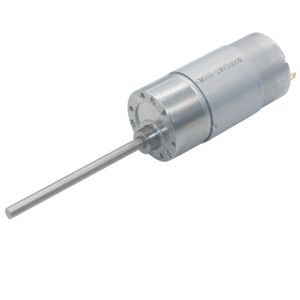 Quality JGB37-555 75.5mm Long Shaft Micro DC Gear Motors High Torque for sale