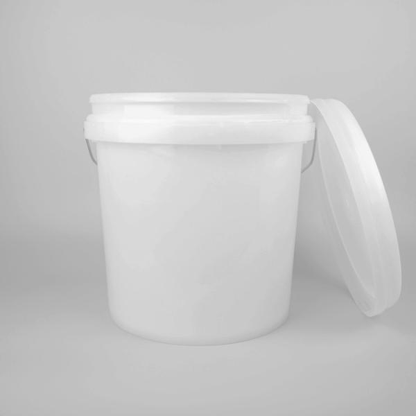 Quality 15L Plastic Paint Bucket with Lid and Handle for sale