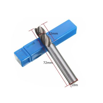 Quality HSS CNC Straight Shank 4 Flute End Mill Milling / Fully Ground Cutting Drill Bit for sale