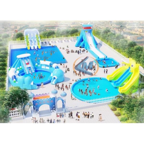 Quality Attractive Inflatable Park Equipment Customized For Entertainment for sale