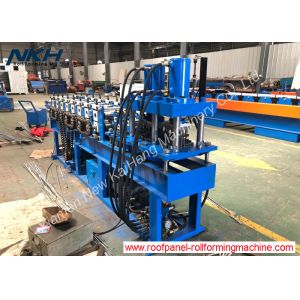 Quality PLC Control 1.5mm Window Frame Cold Roll Former With Punch for sale