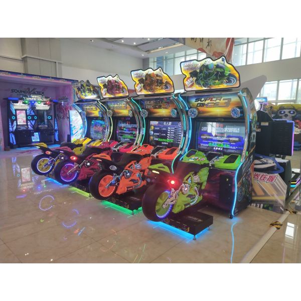 Quality Unis super bike 3 coin operated game machine motor racing game video game for sale