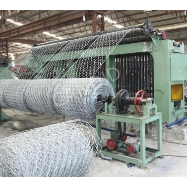 Quality 80 X 100 Mm Hexagonal Gabion Basket / Galvanized Hexagonal Wire Netting 2 X 1 X for sale