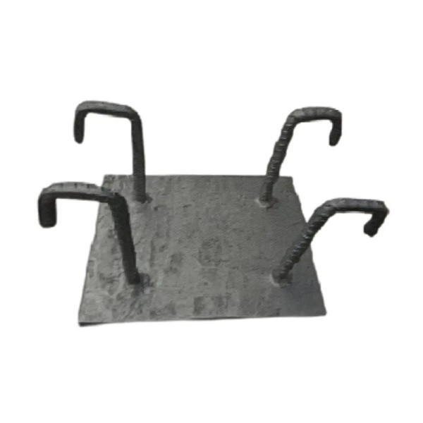Quality Anodized Aluminum Rectangular Curtain Wall Embedment Plate With Exceptional Load for sale