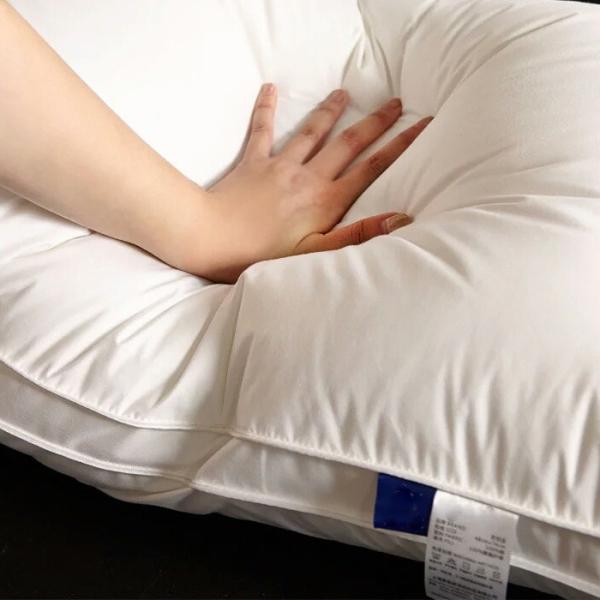 Quality Rectangle Duck Down Hotel Like Pillows King Size Hotel Pillows With Woven for sale
