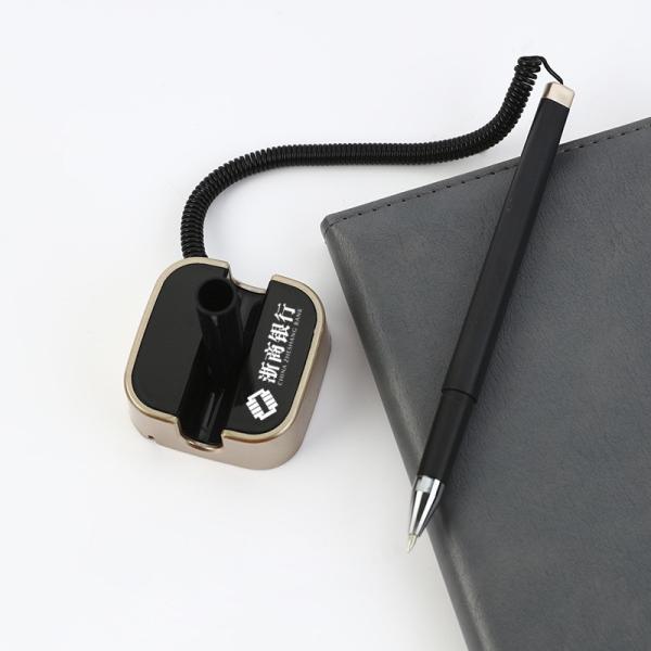 Quality Desktop Spring Stretchable Neutral Pen 0.5mm Bank Hotel Reception Signature Pen for sale