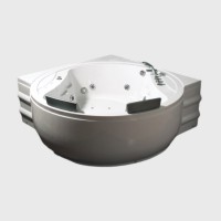 Quality Alkali Free Fiberglass Custom Freestanding Bathtub Whirlpool Bubble Air Massage for sale