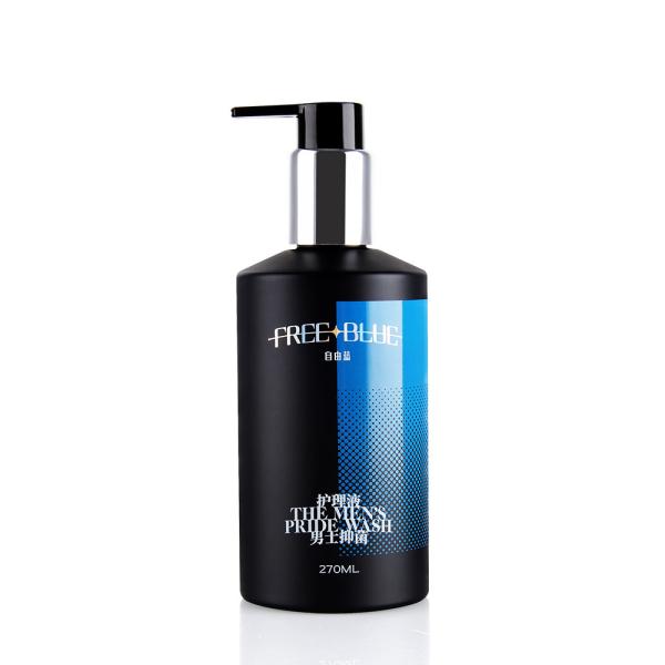 Quality 270ml Transparent Empty Plastic Bottles With Aluminum Screw Cap for lotion for sale