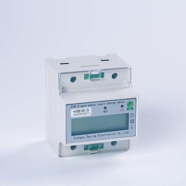 Quality White Single Phase Smart Prepayment Meter Din Rail Meter With RS485 NB Module for sale