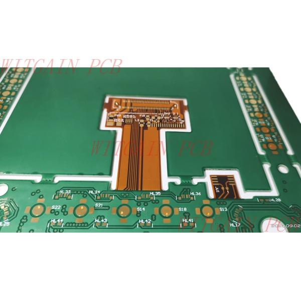 Quality 0.2MM Min Hole 6 Layer 1.2MM Rigid Flex PCB Board for sale