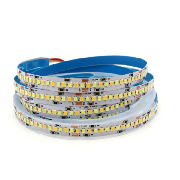 Quality Warm White Temperature Adjustable LED Strip , Dimmable Smd LED Flexible Strips for sale