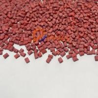 Quality 50% Glass Fiber Reinforced Red PPS Plastic Material Pellet Beads Heat Moldable for sale
