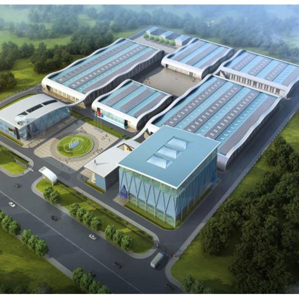 Quality ISO9001 120kg/Sqm Loadsteel Frame Building Commercial Steel Construction Rust for sale