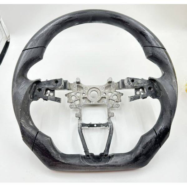 Quality Black SGS PU Steering Wheel Golf Car Steering Wheel Magnesium Alloy for sale
