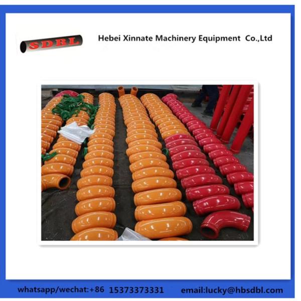 Quality DN125 Concrete Spare Parts Twin Wall Elbow 10mm-11mm for sale