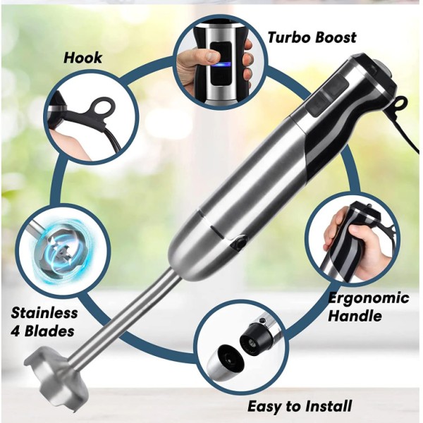 Quality Low Noise Handheld Electric Food Chopper 120V 240V Hand Immersion Mixer for sale